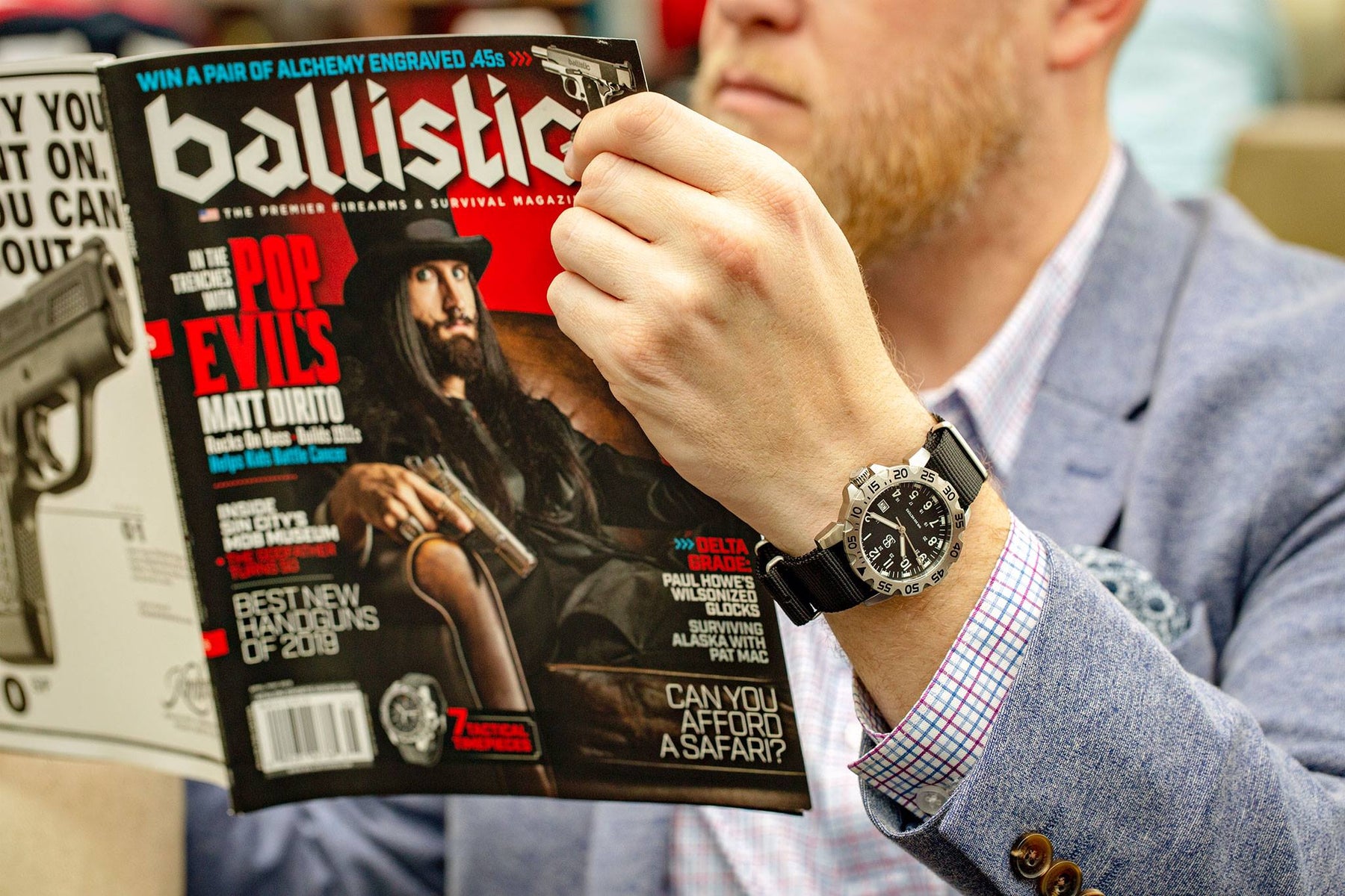 S&B™ Watches in Ballistic Magazine - Smith & Bradley Watches